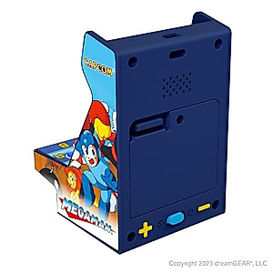 MY ARCADE Mega-Man Pico Player: 3.7" Playable Portable Tiny Arcade Machine with 6 Retro Games, 2" Screen Color Display, Small