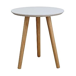 Nesting Coffee End Tables Modern Furniture Decor Side Table for Living Room Balcony Home and Office White Pedestal Tables