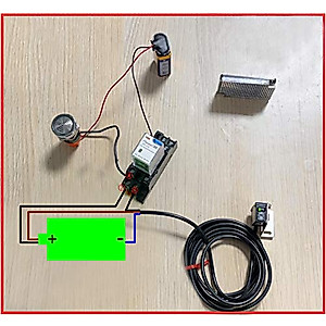 Twidec/ 0-2M Adjustable Indoor Wall Mounted Photoelectric Beam Sensor NPN (NO Or NC Switchable) photoelectric Sensor Switch Proximity Switch 2m line Cable Induction with Reflector Panel E3Z-R61-Z-G