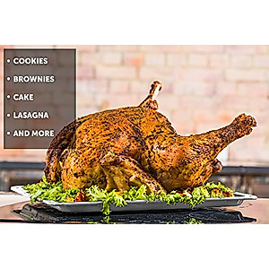 DecorRack 15 x 9.8 Inch Nonstick Baking Tray, Cookie Baking Sheet And Jelly Roll Pan, Heavy Duty Bakeware For Oven