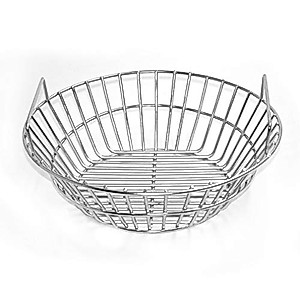 only fire #8537 Charcoal Ash Basket, Stainless Steel Charcoal Holder with Handles, Grilling Accessories, Fits Kamado Joe Classic