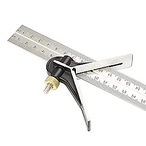 Combination Square 600mm Metal Adjustable Combination Square Right Angle Ruler Engineer Measuring Tool with Square Head