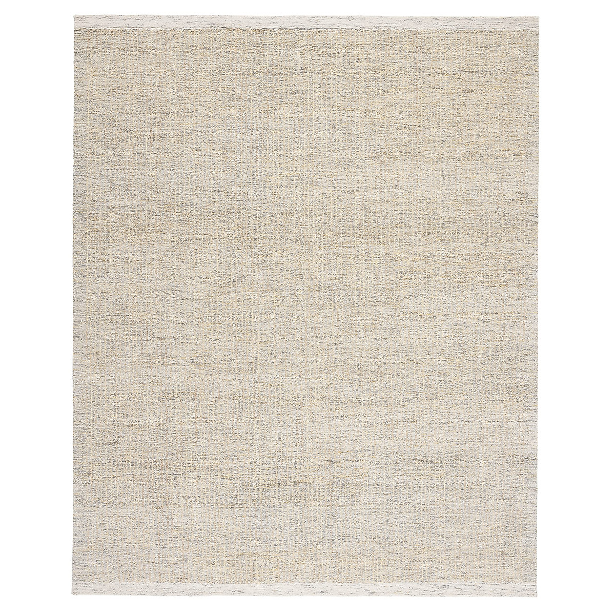 SAFAVIEH Metro Collection Area Rug - 8' x 10', Ivory & Grey, Handmade Wool, Ideal for High Traffic Areas in Living Room, Bedroom (MET151F)