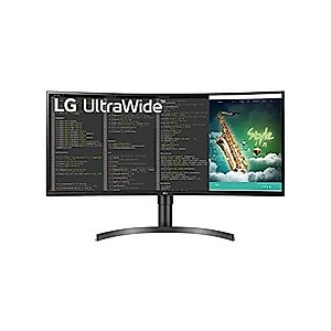 LG 35” VA HDR QHD UltraWide Curved Monitor, Black (35BN75C-B)