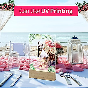 Acrylic Sheets Clear Plexiglass Board 4"x6" 2mm Thick 20 Packs Transparent PET Sheets with Protective Film and Protective Corners for Craft, Sign, Picture Frame Replacement, DIY Display Projects