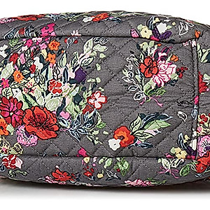 Vera Bradley Women's Cotton on the Go Crossbody Purse, Hope Blooms - Recycled Cotton, One Size