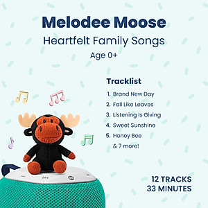 Storypod Music Craftie | Melodee Moose | Audio Yarn Character for The Screen Free Audio Learning System for Preschoolers | Stories & Songs from Music for Sprouts' Mr. Chris