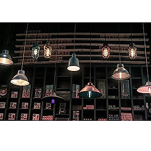 Feit Electric Vintage Exposed Filament Amber Glass LED T10 with a Medium E26 Base Light Bulb - 40W Equivalent - 10 Year Life - 300 Lumen - 2100K Soft White - Dimmable | Original Vintage