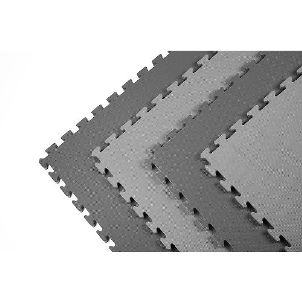 Norsk Multi-Purpose Reversible Foam Mats - EVA Foam Interlocking Tiles (Gray/Black 32 Tiles - 128 sq. Ft.)