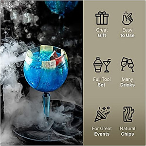 Cocktail Smoker Kit - Whiskey Smoker kit with Carry Bag - Old Fashioned smoker Kit - Bourbon Smoker Kit With Torch With Wood Chips& Tools - Cocktail Smoker Kit with Torch | old fashioned cocktail kit