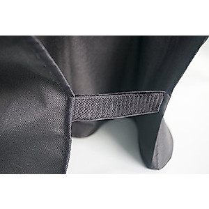 i COVER Smoker Grill Cover-Sized for Dyna-Glo Vertical Offset Smoker Grill DGSS1382VCS-D DGSS1382VCS Heavy Duty Waterproof Canvas Charcoal Smoker Cover, Black