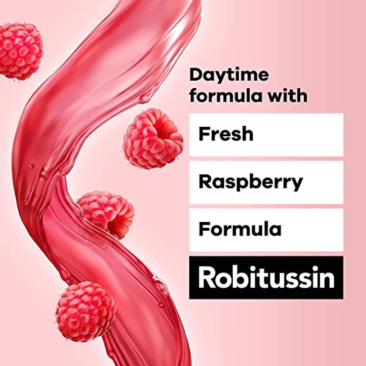 Robitussin Adult Maximum Strength Cough + Chest Congestion DM Max (8 fl. oz. Bottle), Non-Drowsy Suppressant & Expectorant, Raspberry Flavor