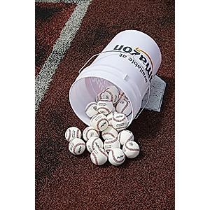 Rawlings | Official League Competition Grade Baseballs | ROLB1X | Game/Practice Use | Youth/14U | Bucket | 24 Count