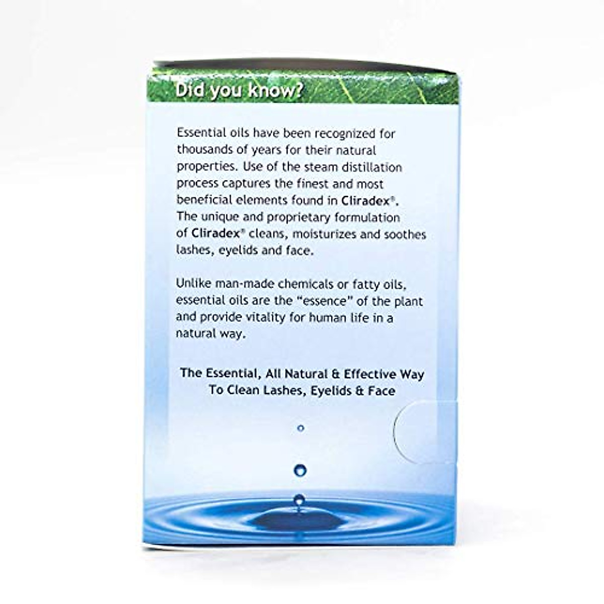 Cliradex Towelettes - Natural Face, Eyelash & Eyelid Cleanser - Wipes for Demodex, Blepharitis, Mgd and Red Irritated Eye Lid - Tea Tree Oil Extract.