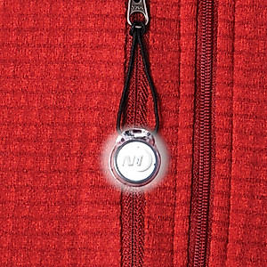 Nite Ize ZipLit LED Zipper Pull, LED Light With Pull Cord For Easy Attachment To Zippers, White LED