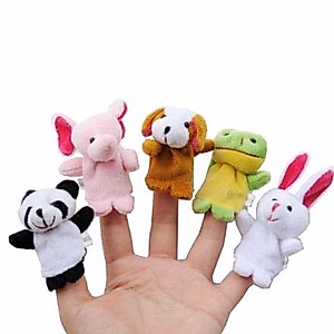 Finger Puppet Set | The Original Storytime Learning Aid | 16 Pack | Puppets for Teachers | Parents | Students & Children - Storytelling Reading Prop