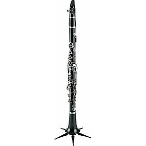 K&M - König & Meyer 15228.000.55 Clarinet In-Bell Portable Stand - Lightweight with 5 Leg Folding Base - Fits A and B Clarinets - Stable Secure Base - Professional Grade - Made in Germany - Black