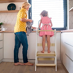 Foldable Learning Stool | Montessori Learning Stool for Toddlers | Folding Step Stool for Kids | Foldable Toddler Tower