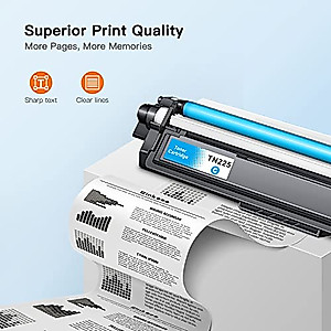 E-Z Ink (TM) Compatible Toner Cartridge Replacement for Brother TN221 TN225 to Use with MFC-9130CW HL-3170CDW HL-3140CW HL-3180CDW MFC-9330CDW (1 Cyan, 1 Magenta, 1 Yellow, 3 Pack)