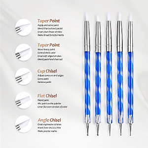 ISSEVE Pottery Clay Sculpting Tools 43Pcs Double Sided Ceramic Clay Carving Tool Set with Upgrade Stand-Up Design Carrying Case for Beginners Professionals School Student Pottery Modeling Smoothing