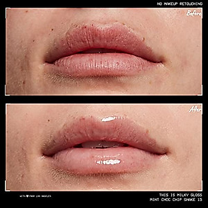 NYX PROFESSIONAL MAKEUP This Is Milky Gloss, Lip Gloss with 12 Hour Hydration, Vegan - Mint Chocolate Chip Shake (Mint Green)