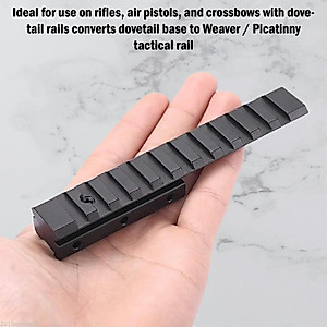 GOTICAL Low Profile Mosin Nagant 91/30 Scope Mount Weaver Picatinny Rail Mid Length