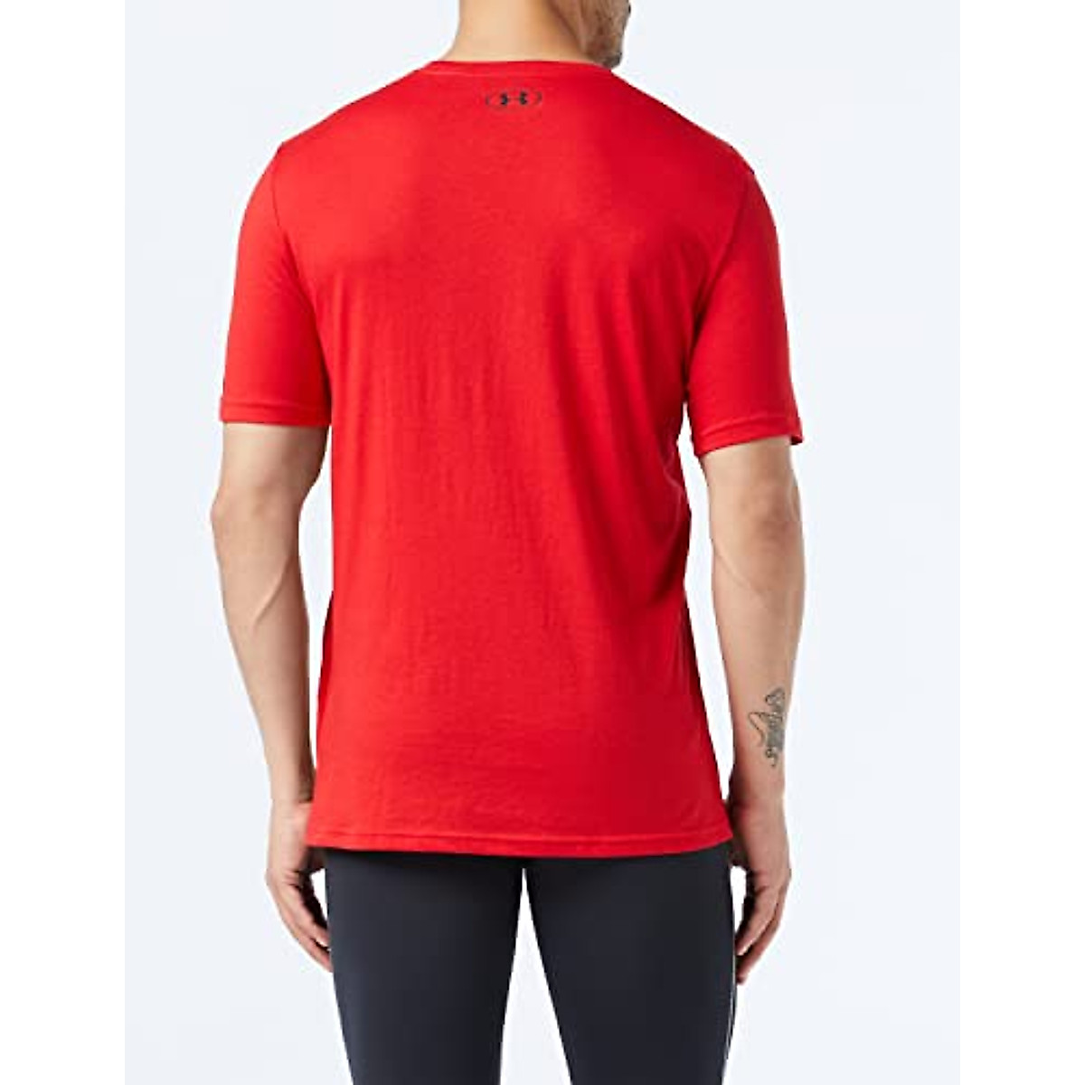 Under Armour Men's UA Big Logo Short Sleeve T-Shirt LG Red