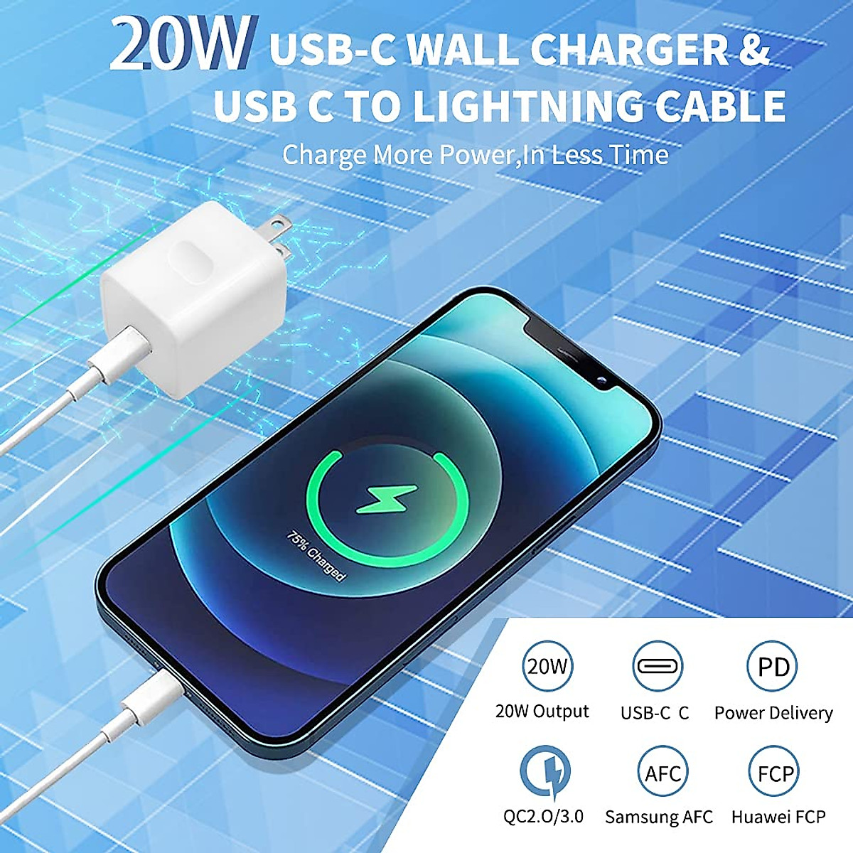 esbeecables Lightning Cable Adapter for iPhone iPhone 14/13/12/11/XS/XR/X/8/iPad (Lightning Cable with Adapter)
