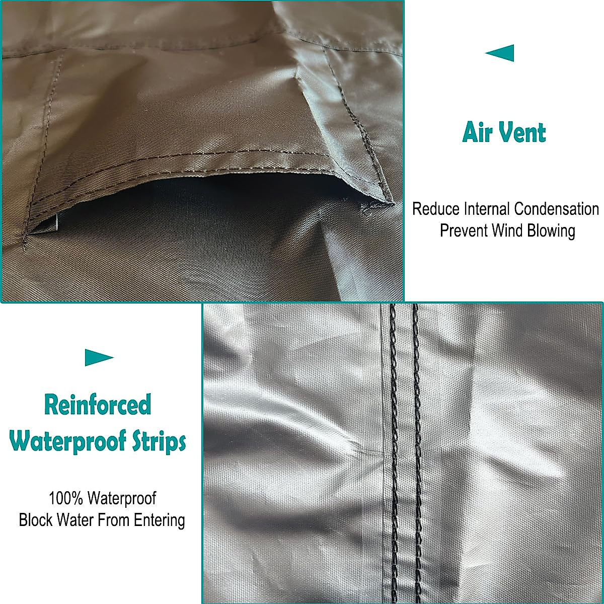 Chaise Lounge Cover, Waterproof Heavy Duty Outdoor Patio Lounge Chair Cover,Outdoor Patio Sofa Furniture Covers,All Weather Protection,Black, 1 Pack (M(78"Lx35.5"Wx33"H))