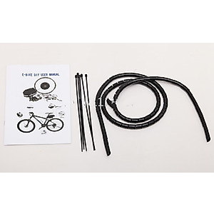 NBPOWER Electric Bike Kit 26inch Rear Hub Motor,48V E-Bike Kit 1500W Wheel Motor Electric Bicycle Conversion Kit with 7S flywheel and LCD Display