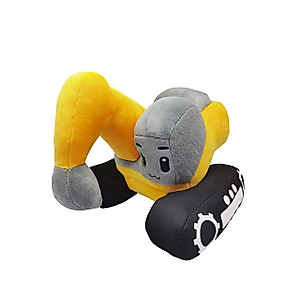 YONLIT Soft Excavator Stuffed Construction Toy Super Cute Plush Digger Trucks Excellent Gifts for Kids or Birthday Party 11 Inches