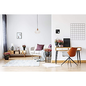 Kono KN-S-AMZ-004 Wifi Enabled Smart Thermostat, Works with Alexa and Apple Home Kit, Geofencing Capable, Black