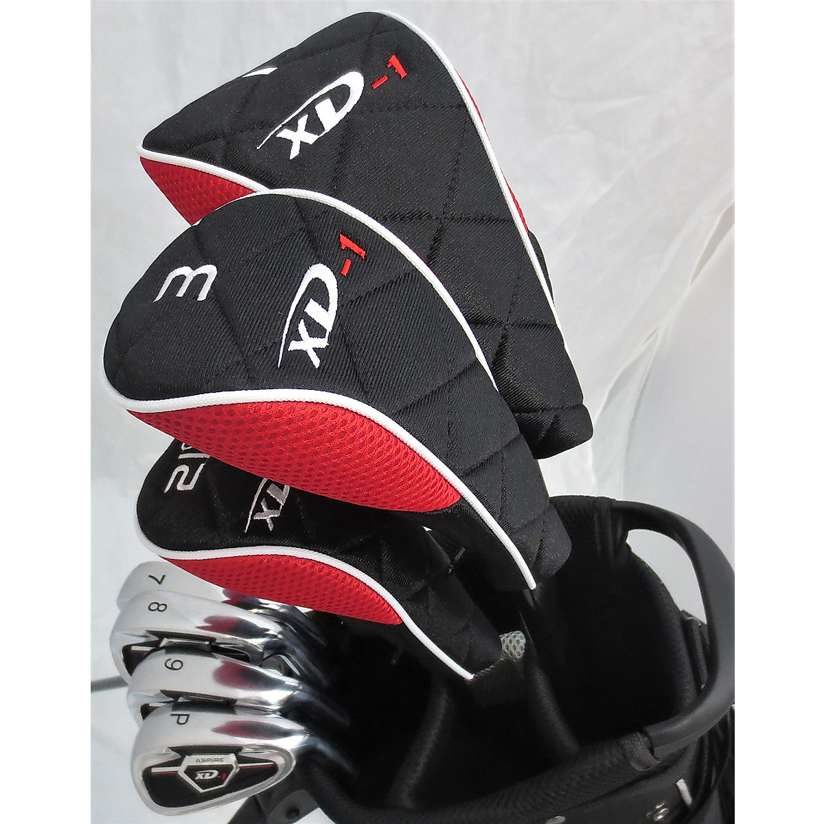 New Teen Golf Club Set Complete with Stand Bag for Teenagers Ages 13-16 Driver, Wood Hybrid, Irons Putter