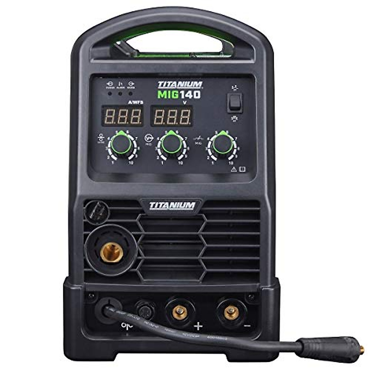 HFT MIG 140 Professional Welder With 120 Volt Input By TITANIUM With MIG Gun (Spool sold separately)
