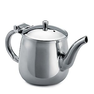 TableCraft Products 10 Ounce Gooseneck Teapot Stainless Steel