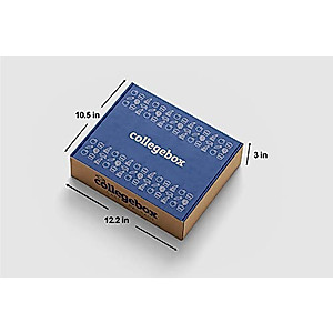 COLLEGEBOX Snack Box (50 Count) Finals Variety Pack Care Package Gift Basket Adult Kid Guy Girl Women Men Birthday College Student Office School