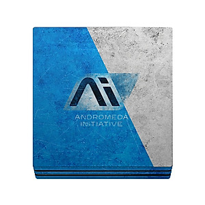 Head Case Designs Officially Licensed EA Bioware Mass Effect Initiative Distressed Andromeda Graphics Vinyl Sticker Gaming Skin Decal Cover Compatible With PS4 Pro Console & DualShock 4