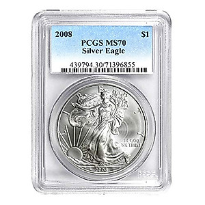 2008 American Silver Eagle ASE $1 MS-70 PCGS