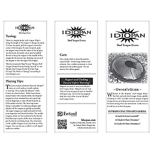 Idiopan Domina 12-Inch Tunable Steel Tongue Drum - Ruby Red