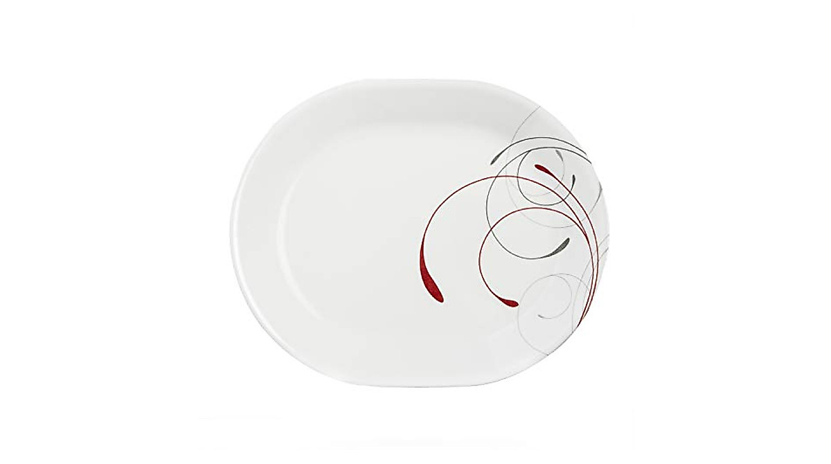Corelle Splendor 12" Oval Serving Platter - Stylish & Durable