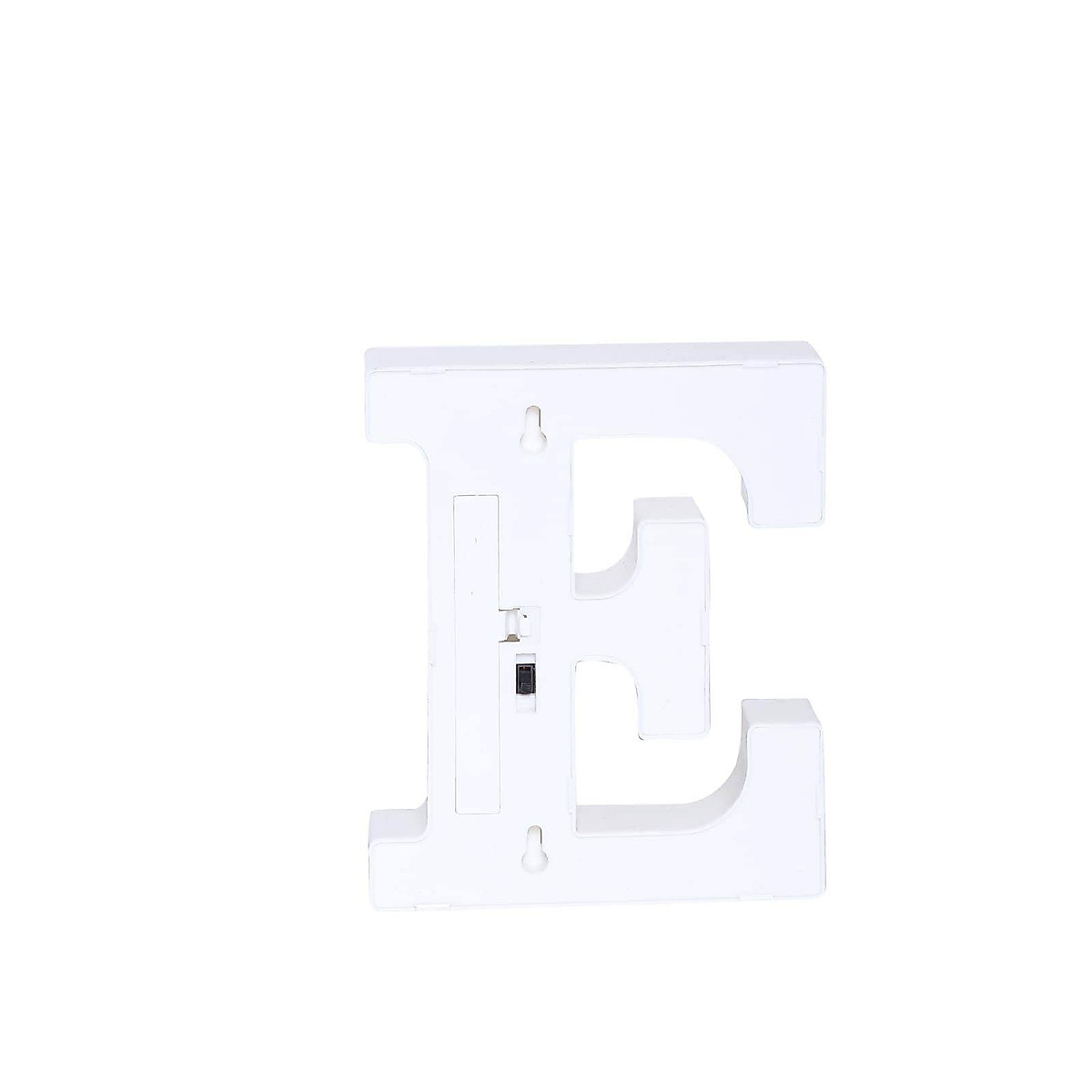 TABLECLOTHSFACTORY 6" 3D Gold Marquee Letters 5 LED Light Up Letters Warm White LED Letter Lights - E