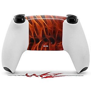 WraptorSkinz Skin Wrap compatible with Sony PS5 DualSense Controller Fractal Fur Tiger (CONTROLLER NOT INCLUDED)