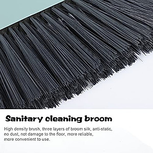 Zerodeko Trash Sweeping Brooms Garbage Cleaning Broom with Metal Handle Garbage Cleaning for Home Kitchen Office Indoor Outdoor