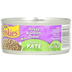Friskies, Turkey & Giblets Dinner, 5.5 Oz