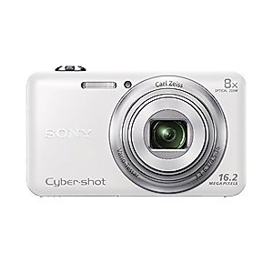 Sony DSC-WX80/W 16 MP Digital Camera with 2.7-Inch LCD (White)