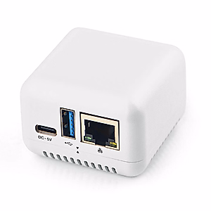 WayPonDEV NanoPi NEO3-LTS Mini Router Single Board Computer Rockchip RK3328 1GB Super Tiny ARM Board for IOT Smart Home Gateway Support FriendlyWrt Ubuntu (with Case and Heat Sink)