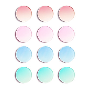 Mymazn Refrigerator Magnets Cute Fridge Magnets Decorative Magnets for Fridge, Colorful Magnets for Whiteboard, Gradient Color Magnets for Locker (4 Colors)