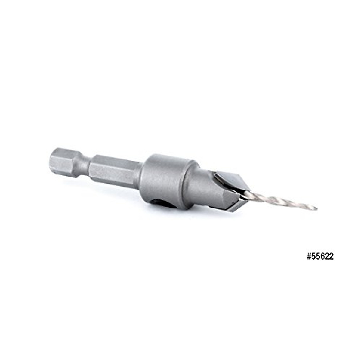 Amana Tool - 55622 Carbide Tipped 82° Countersink Taper #6 Screw 3/8 Dia x 3/32 Dril