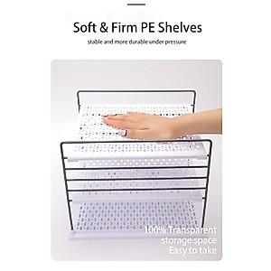 Kitchen Wrap Organizer Rack, Adjustable Aluminum Foil Organization,Storage Box Organizer for Pantry Wrap Holder for Sandwich Bags, Plastic Wrap,Snack and Box, Desk File Organizer(Black)