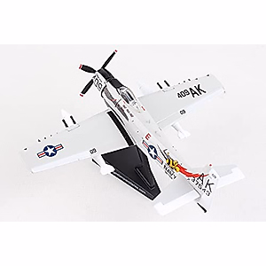 Daron Postage Stamp A1H SkyRaider 1/110 Papoose Flight PS5364-3, White